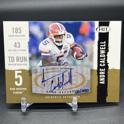 2008 SAGE Hit - Autographs Andre Caldwell #A88 Gold /250 (AU, RC) | eBay