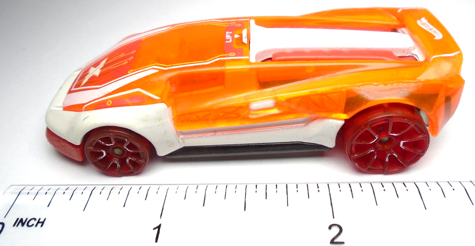 2018 HOT WHEELS X-RAYCERS EL VIENTO ORANGE 1:64 DIECAST 2 7/8" RACE CAR ...