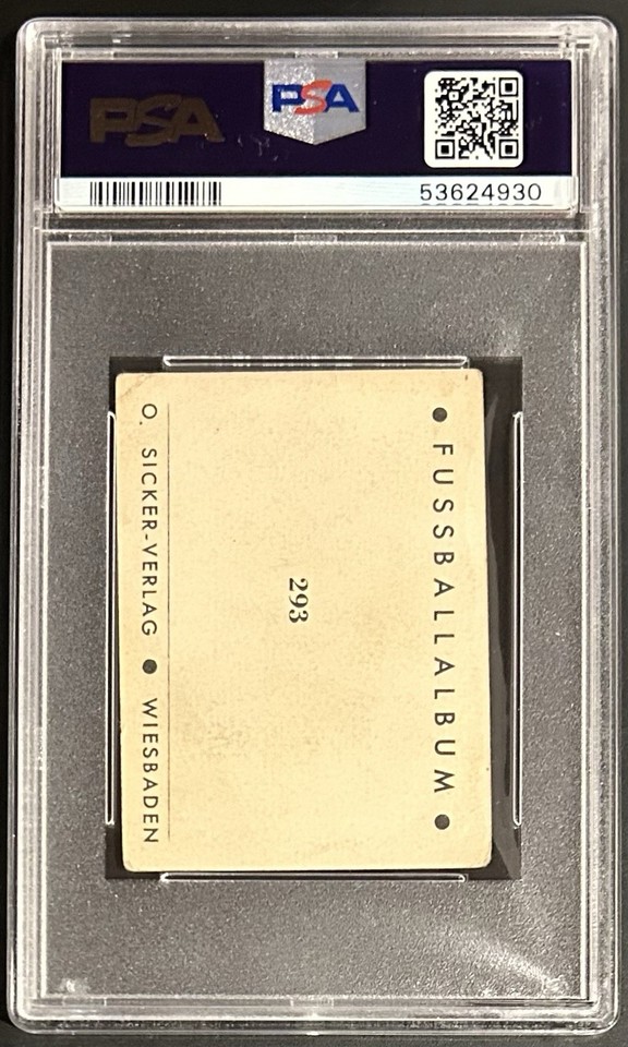 1963 Sicker-Verlag Bundesliga Asse H/C # 293 Pele PSA 1.5 *4930 Brazil ...