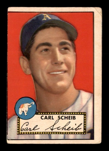 1952 Topps #116 Carl Scheib G/VG X2629415 | eBay