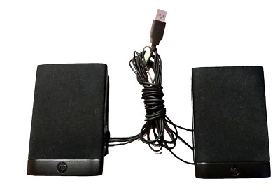 HP H-204B USB Powered Thin Flat Laptop Computer Speakers 636917-001 ...