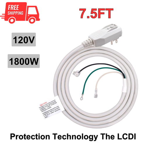 ELEGRP 0651515LY L15515 14AWG LCDI Power Cord Plug for A/C Air ...