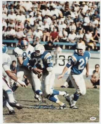 Paul Lowe Signed AFL Chargers Football 16x20 Photo PSA/DNA COA Picture ...