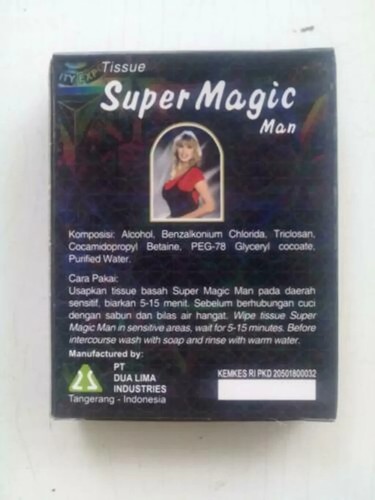 3 Box Super Magic Wet Tissue For Man DELAY EJACULATION FREE SHIPPING ...