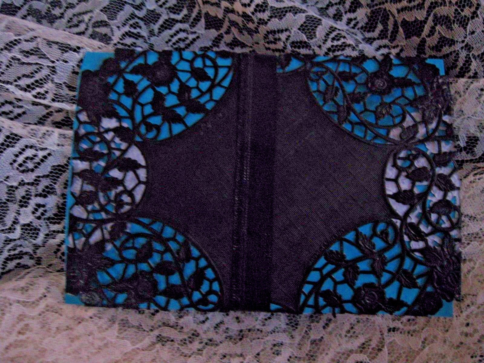 100 pc 💕 8" Inch Black Paper Lace Doilies Square Goth Elegant Floral ...