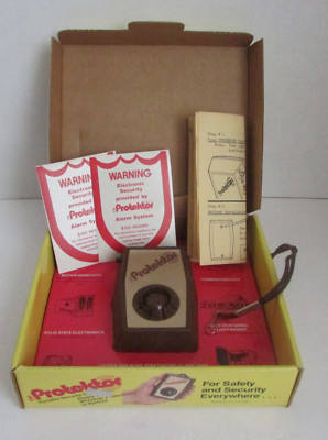 VINTAGE 70's 80's 'The Protector' Portable Security Alarm Device NOB | eBay