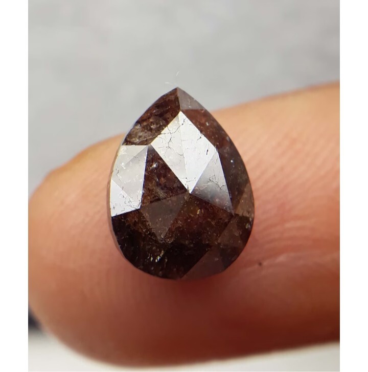 2.82 Ct, Natural Red Diamond, Loose Diamond,Red Diamond,Rose Cut ...