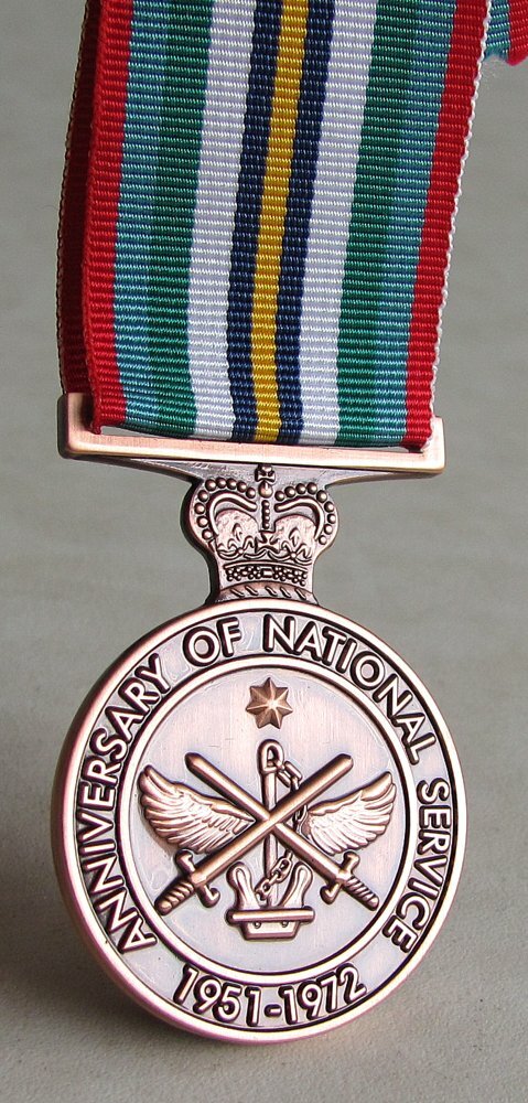 Australia - Anniversary Of Australian National Service Full Size Medal ...