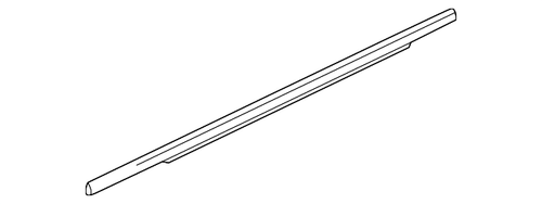 Genuine GM Bright Front Driver Side Door Window Belt Reveal Molding ...