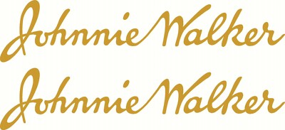 Johnnie Walker Signature Sticker Decal Set 250 x 55mm each | eBay Australia