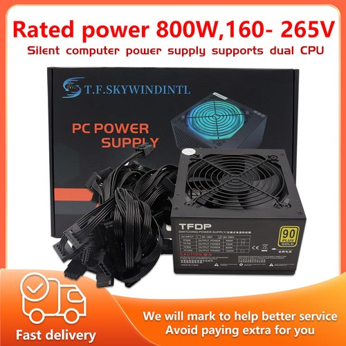 Hot TFDP 800W ATX Modular Power Supply 90 PLUS Gold Silent Fan ...