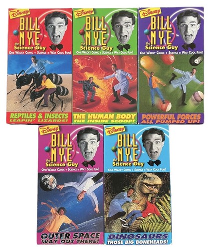 Vtg Bill Nye The Science Guy VHS Tape Disney Educational Home School ...