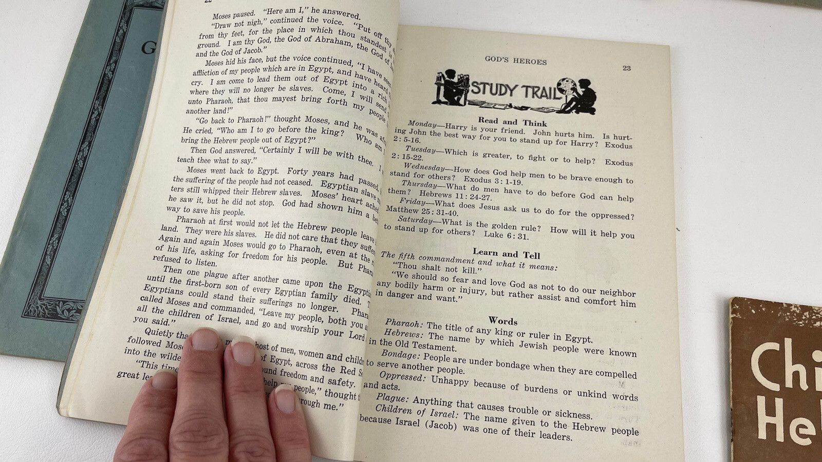 Vintage Children’s Sunday School Lesson Books Lot Of 7 Christian ...