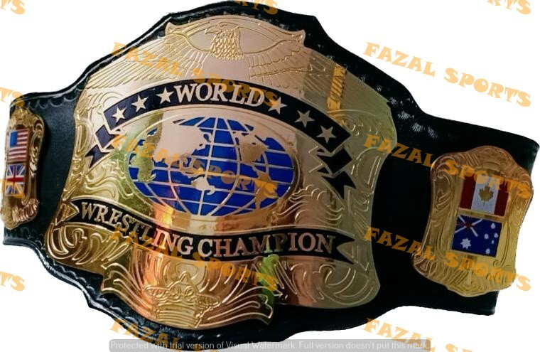 Custom World Heavyweight Wrestling Champion Title Belt | eBay