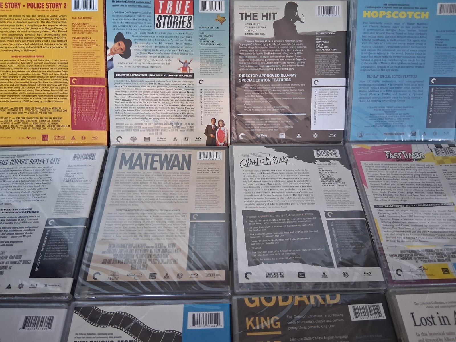 Lot of 12 Criterion Collection films NEW Blu-ray | eBay