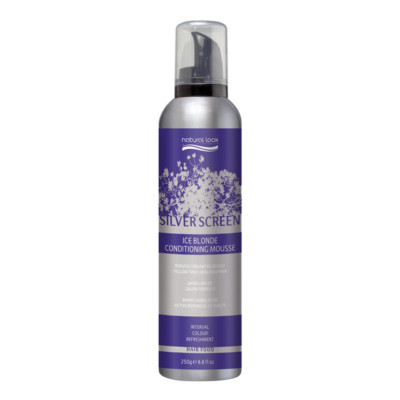 6x Natural Look Silver Screen Ice Blonde Conditioning Mousse 250g ...