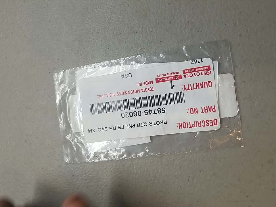 Genuine 2015-2017 Toyota Camry Right Protector, Quarter 58745-06020 | eBay