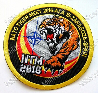 NATO Tiger Meet NTM 2016-ALA Zaragoza Spain Patch | eBay