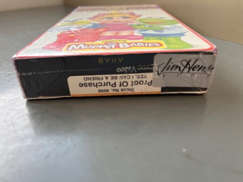 Muppet Babies VHS Yes I Can Be A Friend - Rare, Factory Sealed w ...