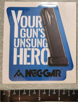 Mec-Gar Magazine Mecgar Your Guns Unsung Hero Vinyl Decal Sticker Shot ...