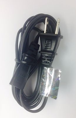 Power Cord 2-prong/pin oval Vintage Radio Receiver AC Power cable UL ...