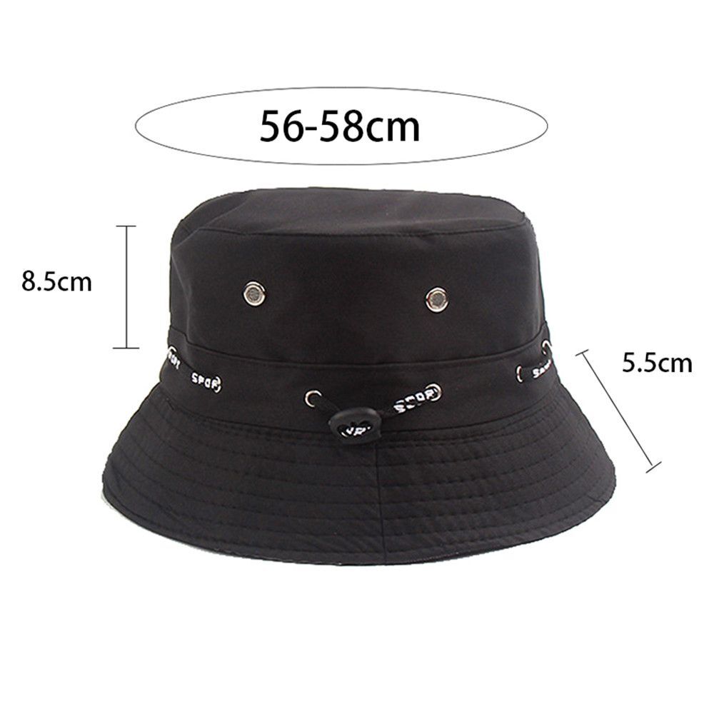 Casual Camouflage Adjustable Bucket Hat Sunscreen Fisherman Cap Summer ...