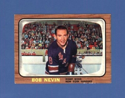 1966-67 Topps #27 BOB NEVIN EX/EX+ New York Rangers | eBay