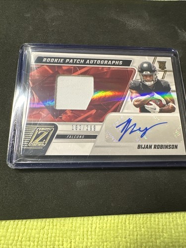 2023 Zenith Bijan Robinson RPA Rookie Patch Auto Autograph RC #162/299 Falcons | eBay