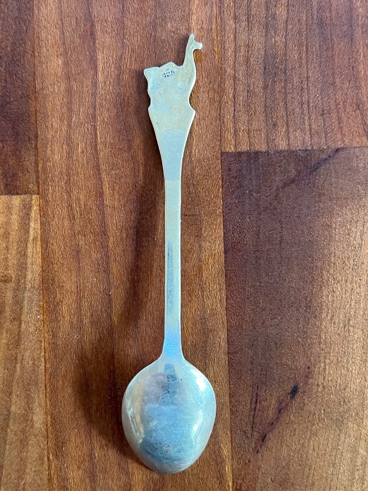 Vintage Sterling Silver Souvenir Spoon Marked 925 Peru with Llama | eBay