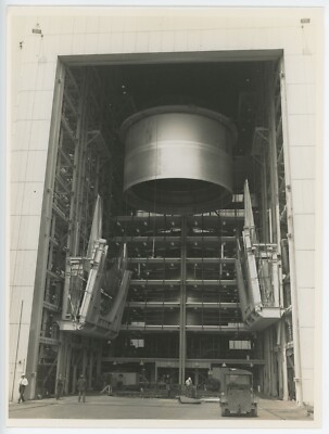 NASA, SATURN ROCKET BOOSTER TANK CAPPER BULKHEAD IN ASSEMBLY 8X10 ...