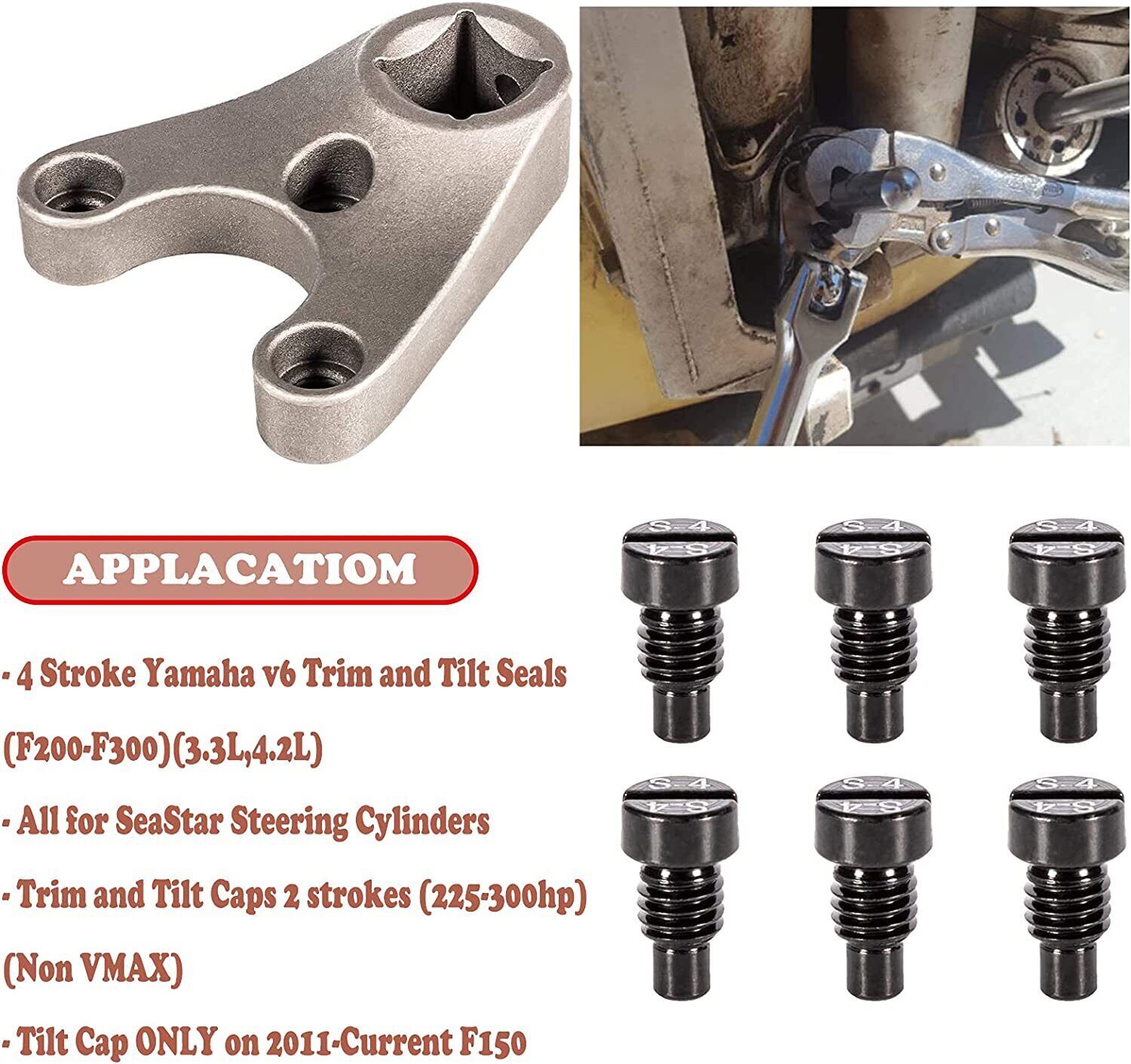 Outboard Trim/Tilt Pin Wrench MT0004 Remove Tool for Seastar Stroke ...