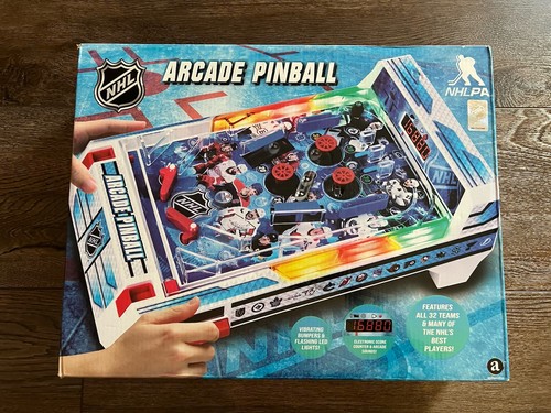 Ambassador NHL Arcade Pinball - Light & Sound Tabletop Sports Game ...