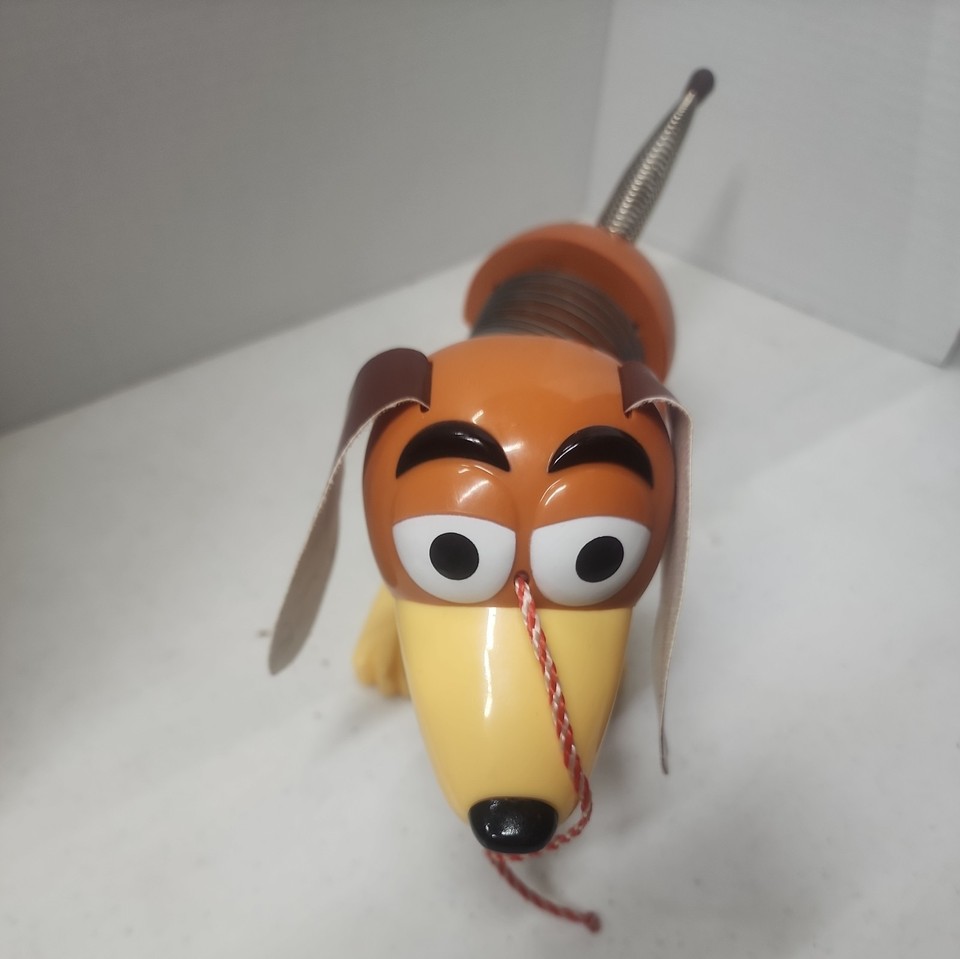 Disney Store Toy Story 4 Slinky Dog Talking Action Figure Pull Along B2 ...