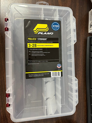 Plano 3700 Series Prolatch Stowaway 3-28 Adjustable Compartments ~ FREE ...