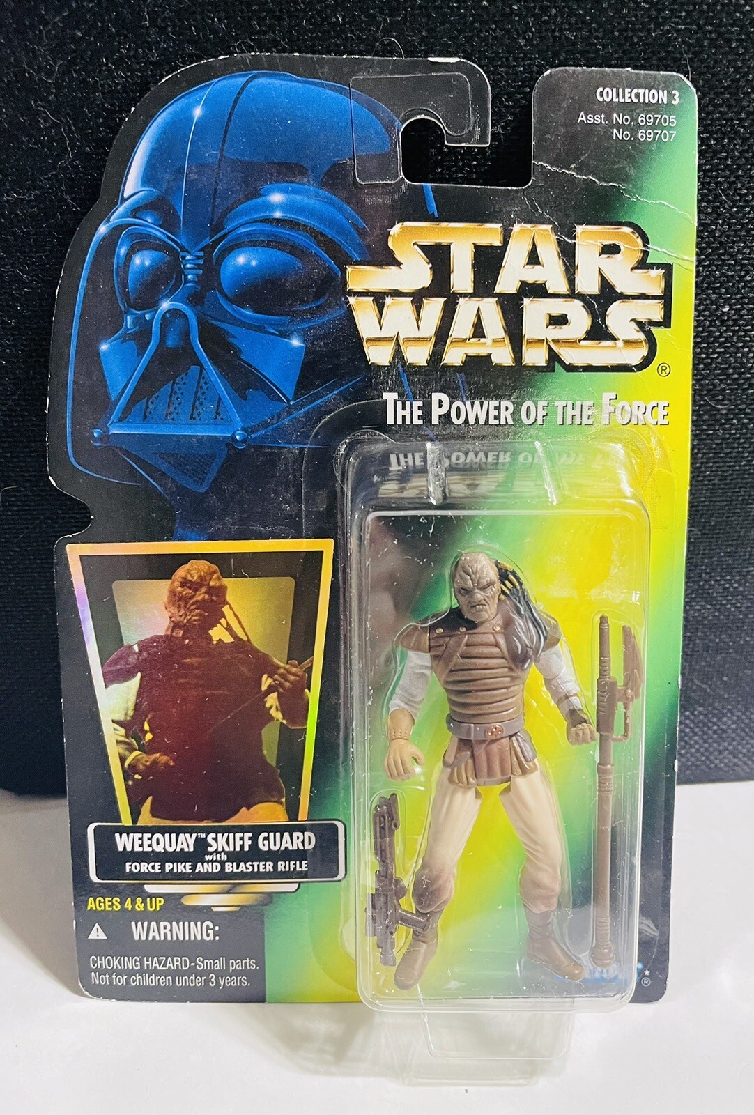 Hasbro Star Wars Power Of The Force Green Card Weequay Skiff Guard ...