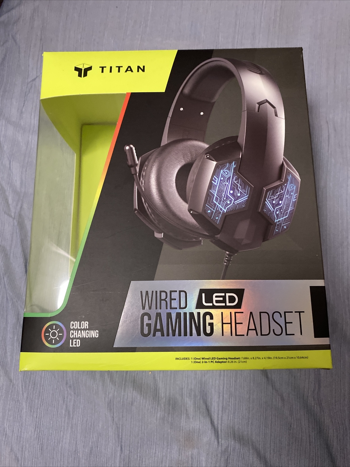 titan wired LED headphones | eBay