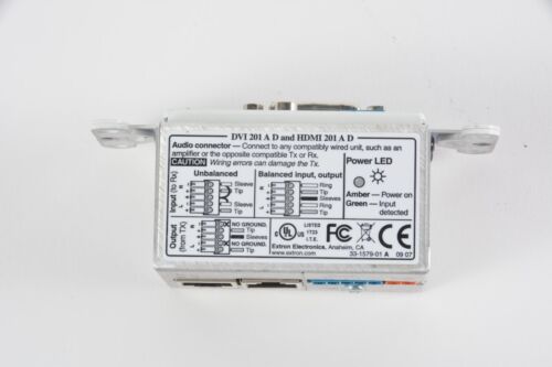 Extron DVI 201 a D Tx/Rx Twisted Pair Extender Set 60-865-03 - White | eBay