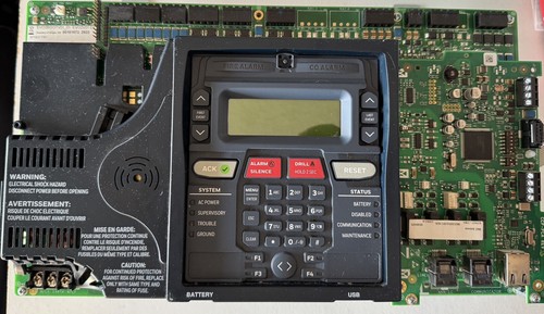 Fire-Lite ES-50X Point Addressable Fire Alarm Control Panel Used. Parts ...