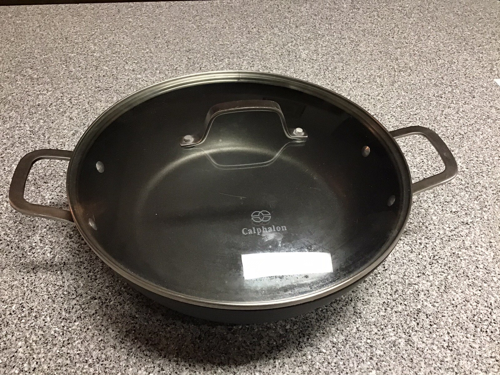 Calphalon Classic Nonstick 12" All-Purpose Pan W/ Lid VGUC Sauté Fry | eBay