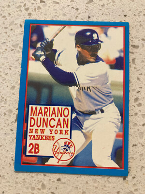 1997 Panini Venezuelan Sticker Mariano Duncan New York Yankees Rare | eBay