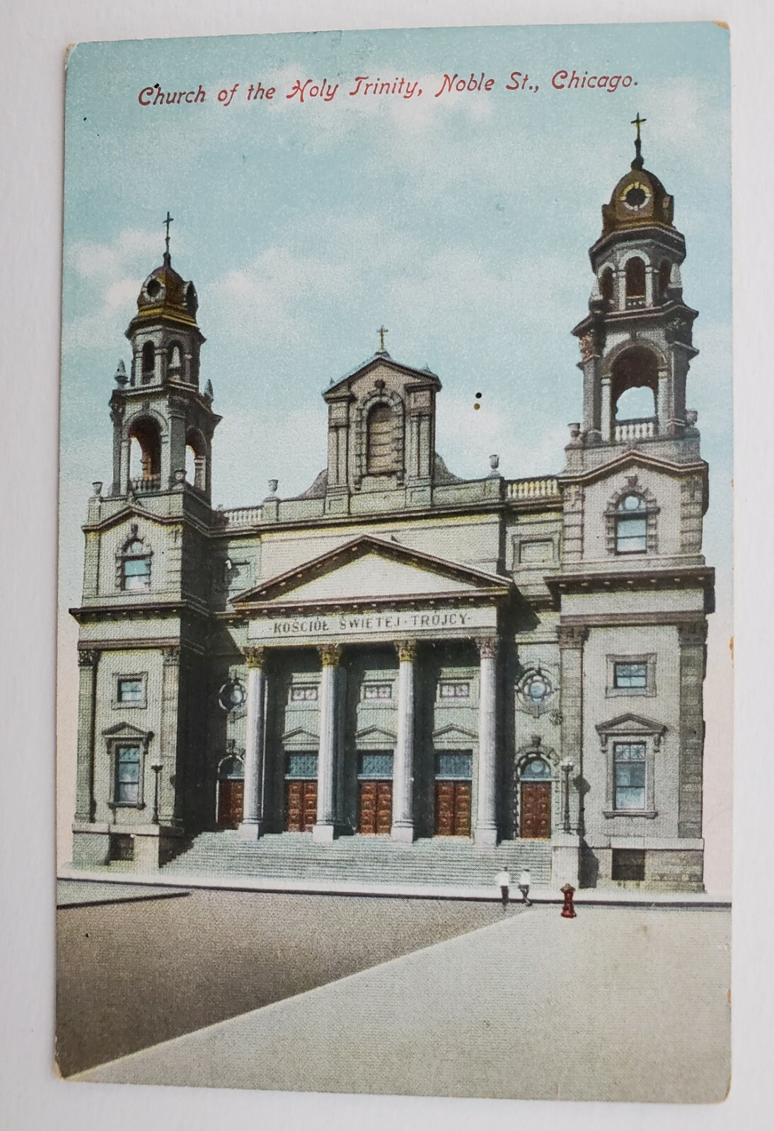 Chicago, IL Illinois Church of the Holy Trinity, Noble St. Antique ...