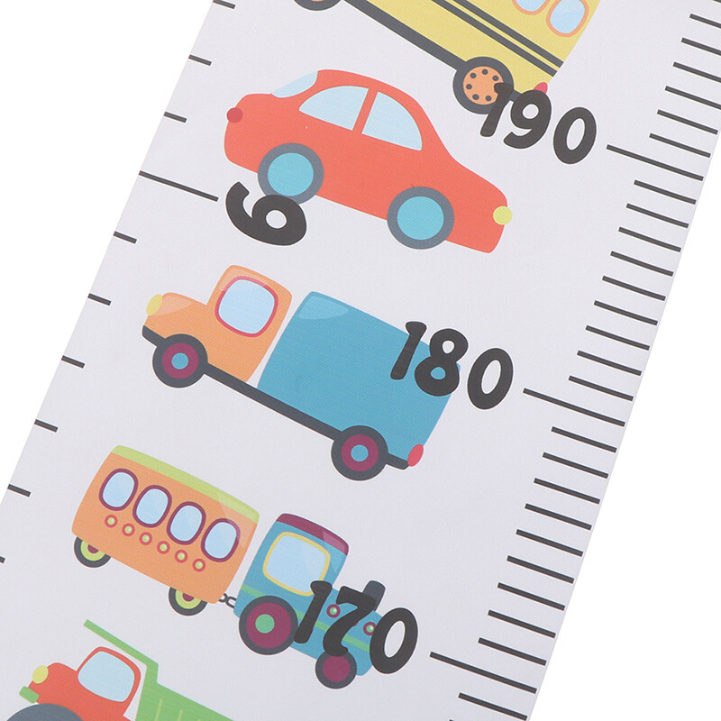 Children Height Ruler Canvas Hanging Growth Chart Kids Room Wall Dec_se ...