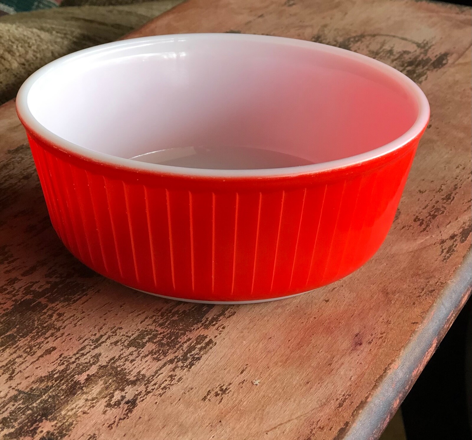 HTF Orange Vintage Pyrex Souffle Dish *Rare* | eBay
