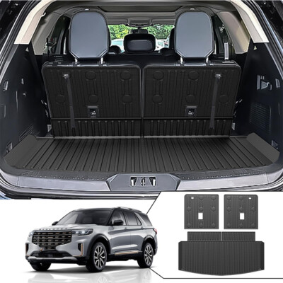 Fit 2020-2025 Ford Explorer Trunk Mat Cargo Liner For 2023 Explorer ...
