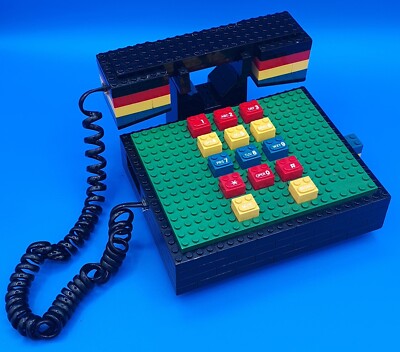 RARE vintage TYCO Super Blocks LEGO novelty telephone from 1980s | eBay UK