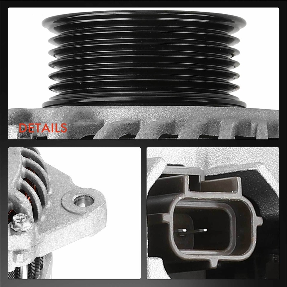 Alternator for Mazda 6 2009-2013 CX-9 2007-2015 3.7L 110A 12V CW 6 ...