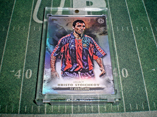 2022-23 Topps UEFA UCL Inception Hristo Stoichkov Rainbow Holofoil /150 ...