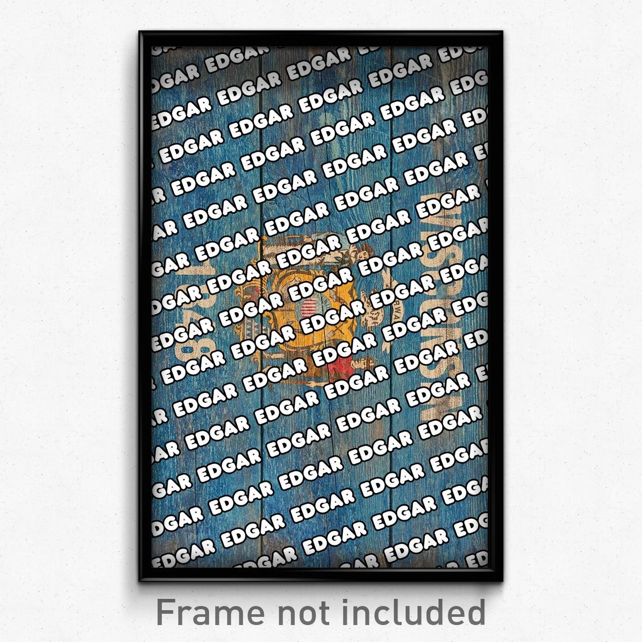 Edgar Wisconsin Poster (WI City Souvenir 11x17 Town Print) | eBay