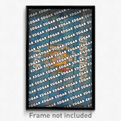 Edgar Wisconsin Poster (WI City Souvenir 11x17 Town Print) | eBay