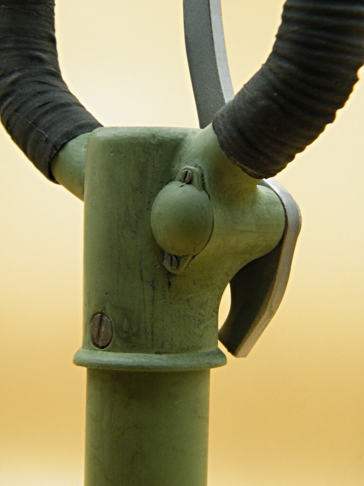 British RAF Spitfire fighter WW2 - steering wheel, control grip, spade ...